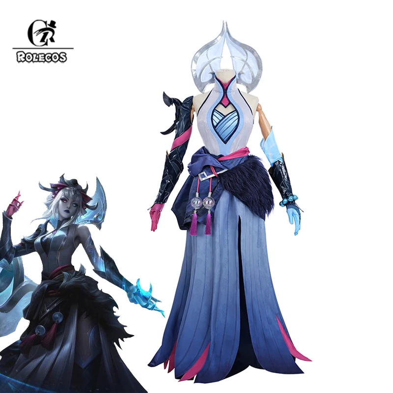 ROLECOS-LOL-Snow-Moon-Morgana-Cosplay-Costume-Game-LOL-the-Fallen ...