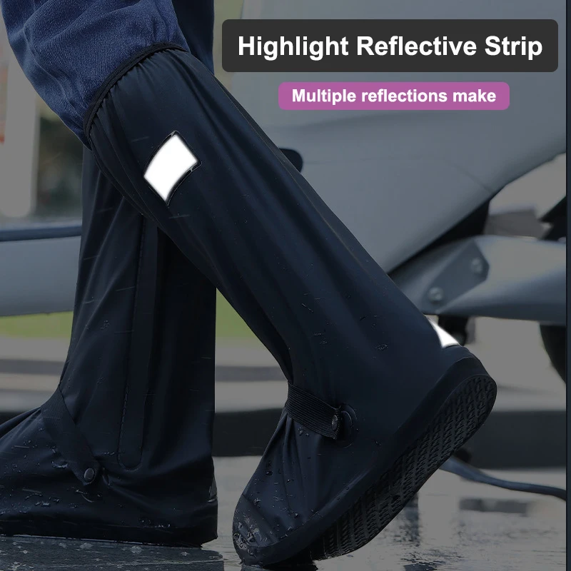 Rain-Shoe-Cover-Protector-Impermeable-Waterproof-Rubber-Non-Slip-Wear ...