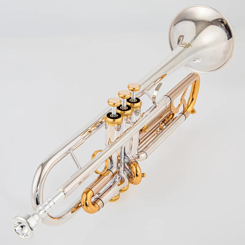 Brass-Bb-Trompete-Instrumentos-Instrumento-Musical-Profissional-Superf ...