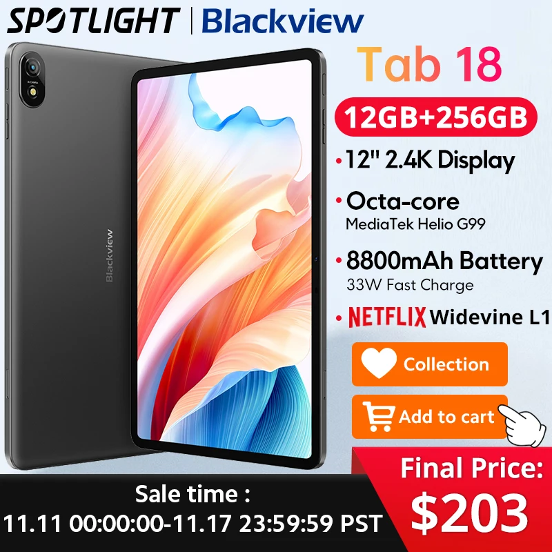 World-Premiere-12-inch-Blackview-Tab-18-Tablet-12GB-256GB-16MP-2-4K-FHD ...
