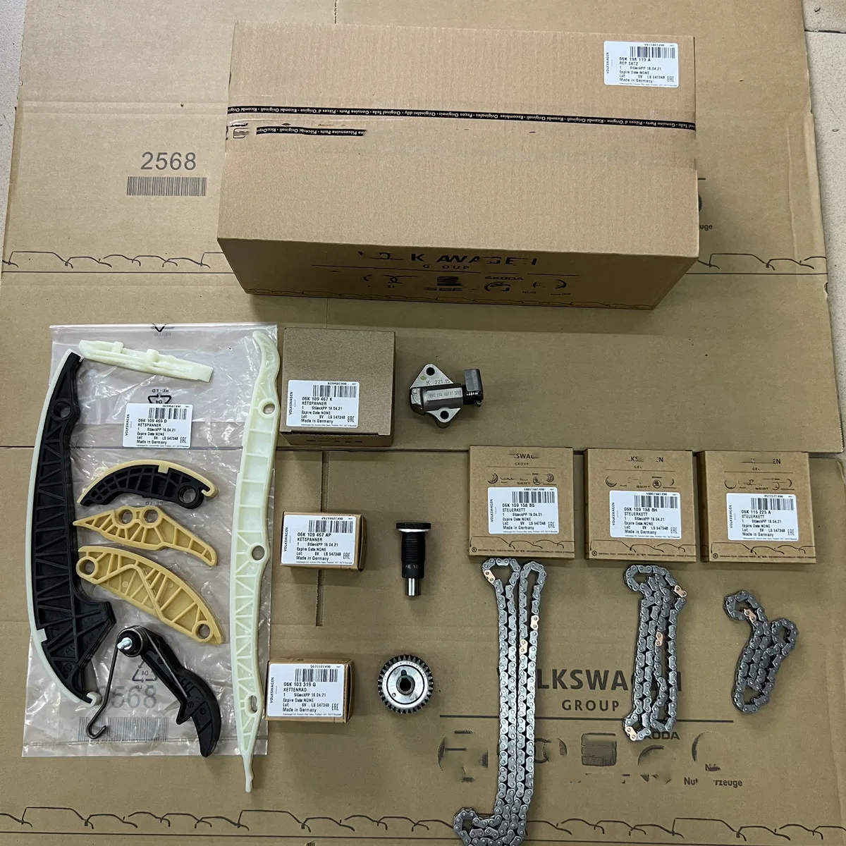 Genuine-Upgraded-Gen3-ea888-Engine-Timing-Chain-13Pcs-Set-For-08-15-VW ...