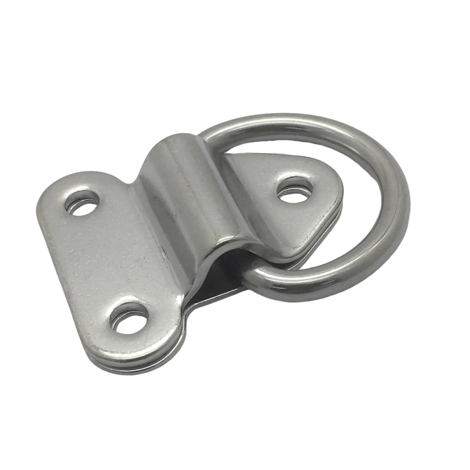 Folding Pad Eye Lashing D Ring Marine Grade High Polished Fixing Cleat ...