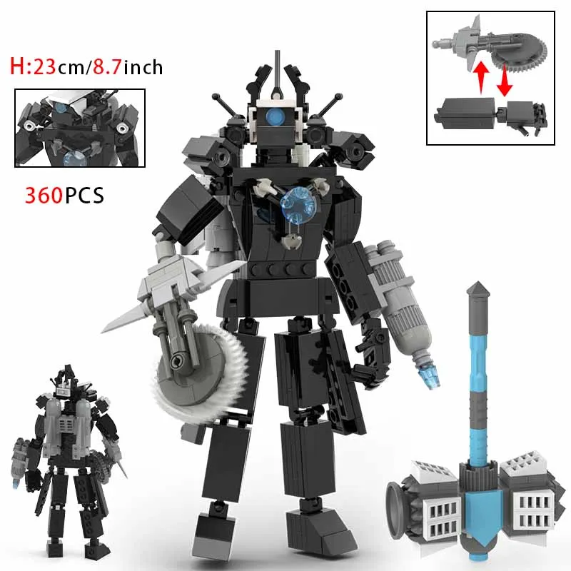 Skibidi Battle Upgraded Titan Cameraman LG0063 Minifigures, 43% OFF