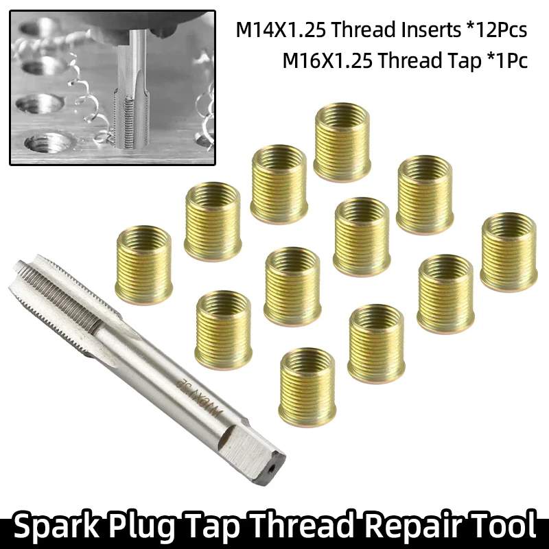 Thread-Repair-Kit-M16X1-25-Thread-Tap-M14X1-25-Thread-Inserts-For ...