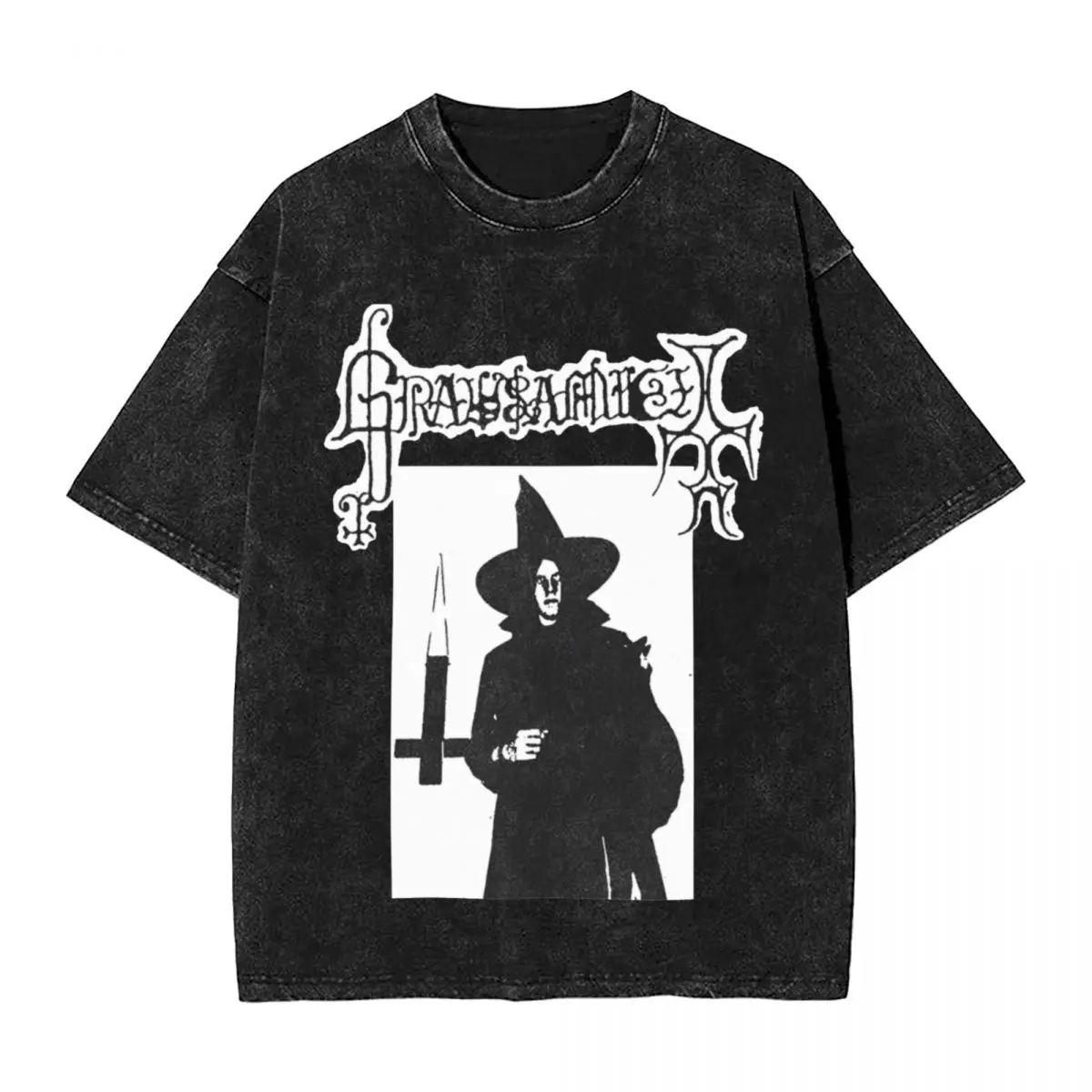 Grausamkeit-Satan-Washed-T-Shirts-Streetwear-Hip-Hop-T-Shirts-Black ...