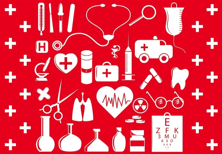 Red Medical Wallpaper
