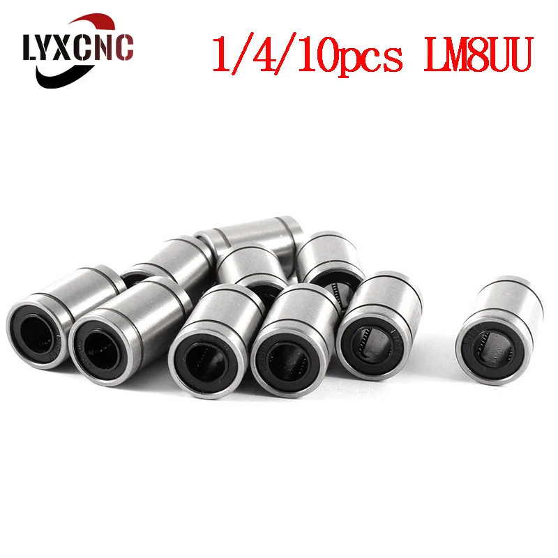 1pc-10pcs-LM8UU-8mm-LM10UU-LM3UU-LM4UU-LM5UU-LM6UU-LM12UU-Linear ...