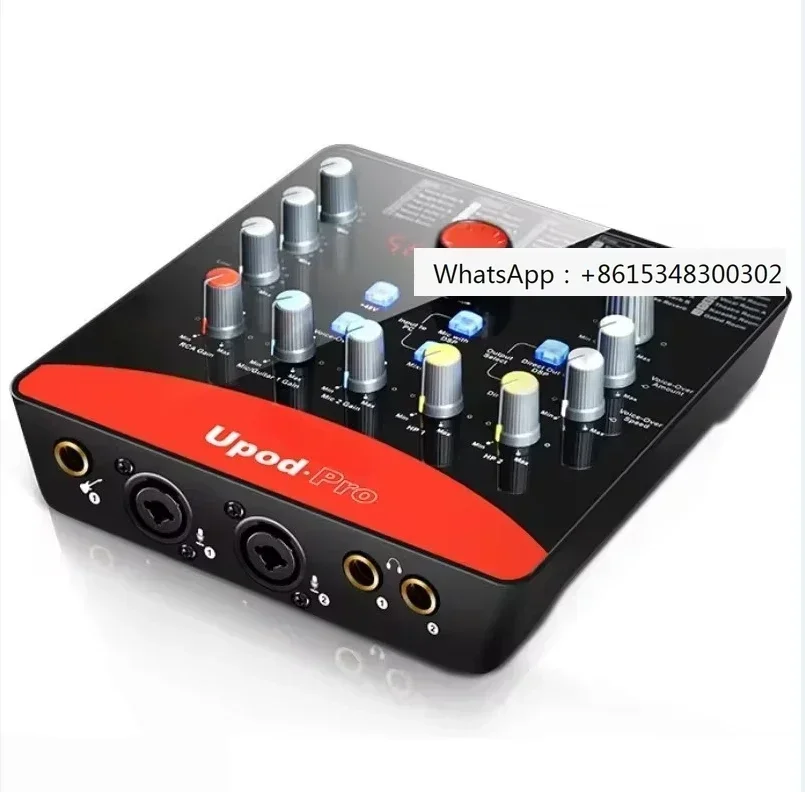 ICON upod pro USB external sound card 2 mic-In/1 guitar-In, 2-Out USB ...