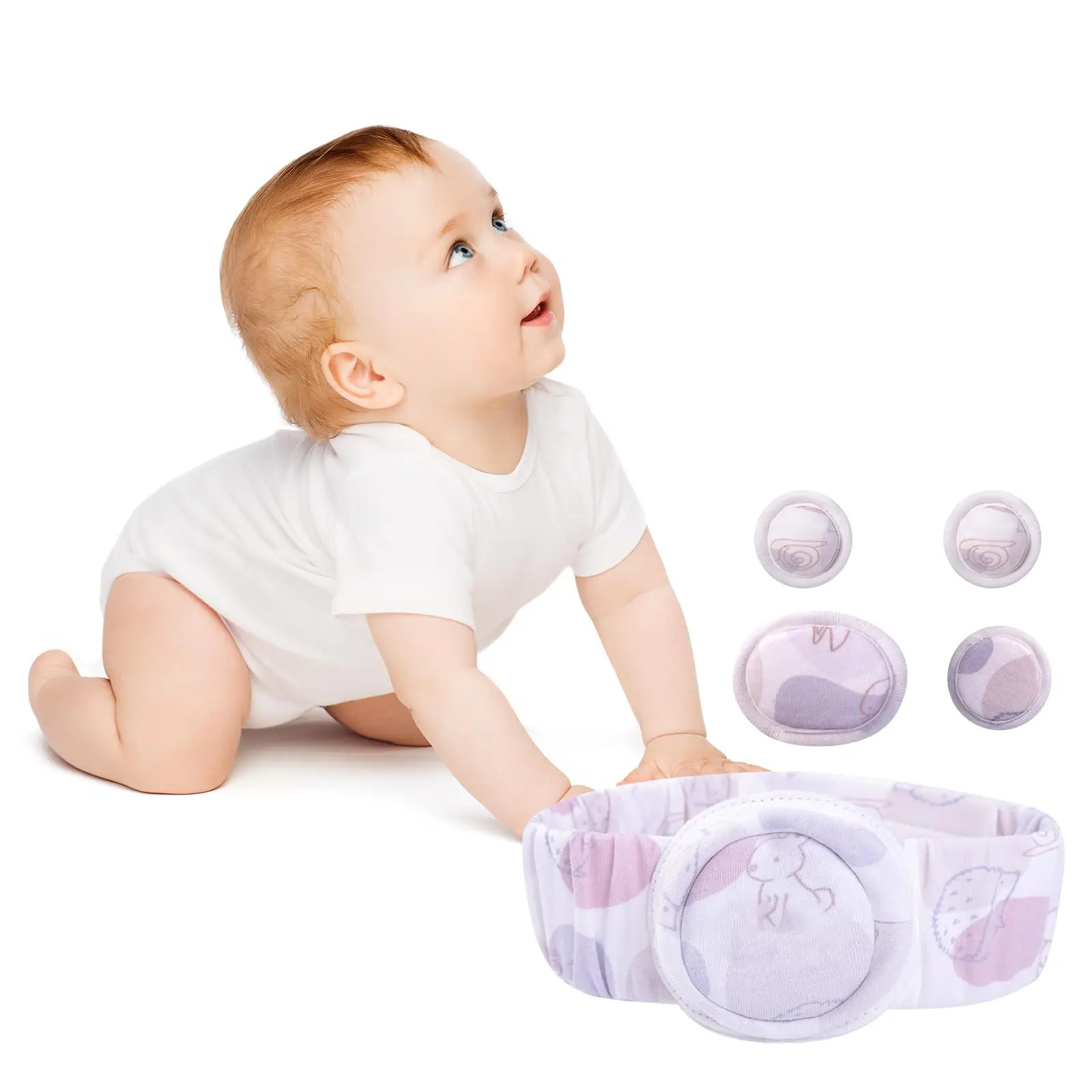 Umbilical Hernia Belt Baby (L) , Belly Button Band, Newborn Adjustable ...