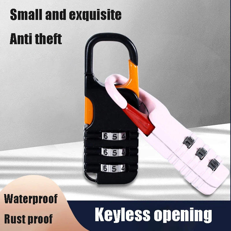 Portable-Alloy-Mini-Lock-Padlock-Outdoor-Travel-Luggage-Zipper-Backpack ...