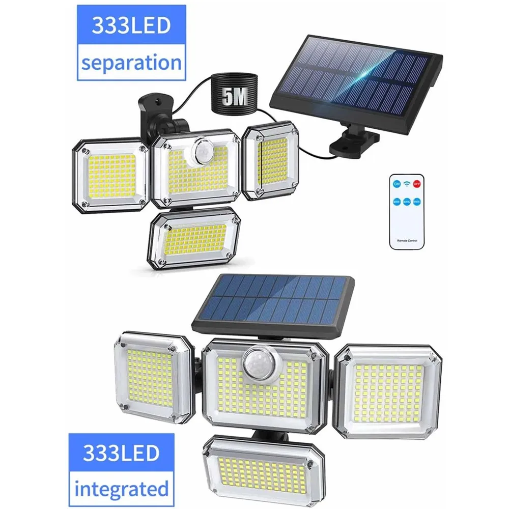 333-LED-Solar-Lights-Outdoor-IP65-Waterproof-With-PIR-Motion-Sensor-3 ...
