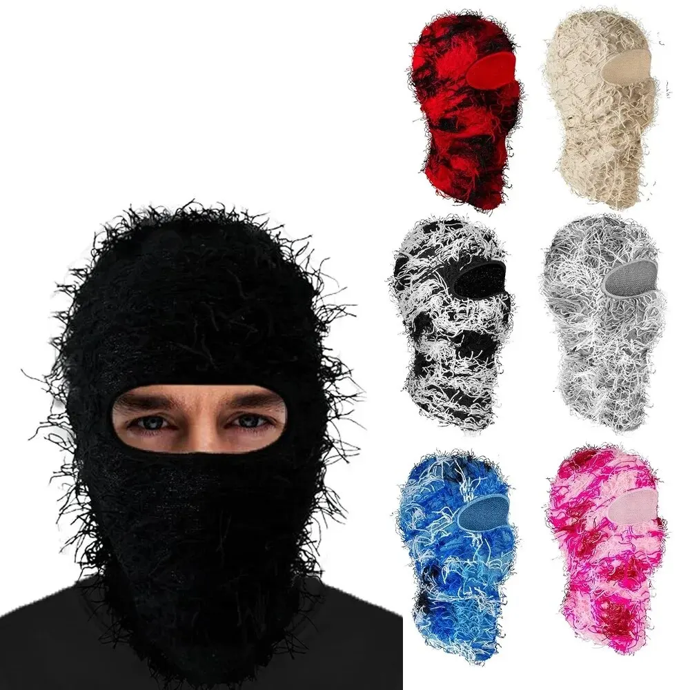 Balaclava-Distressed-Knitted-Full-Face-Ski-Mask-Shiesty-Mask-Camouflage ...