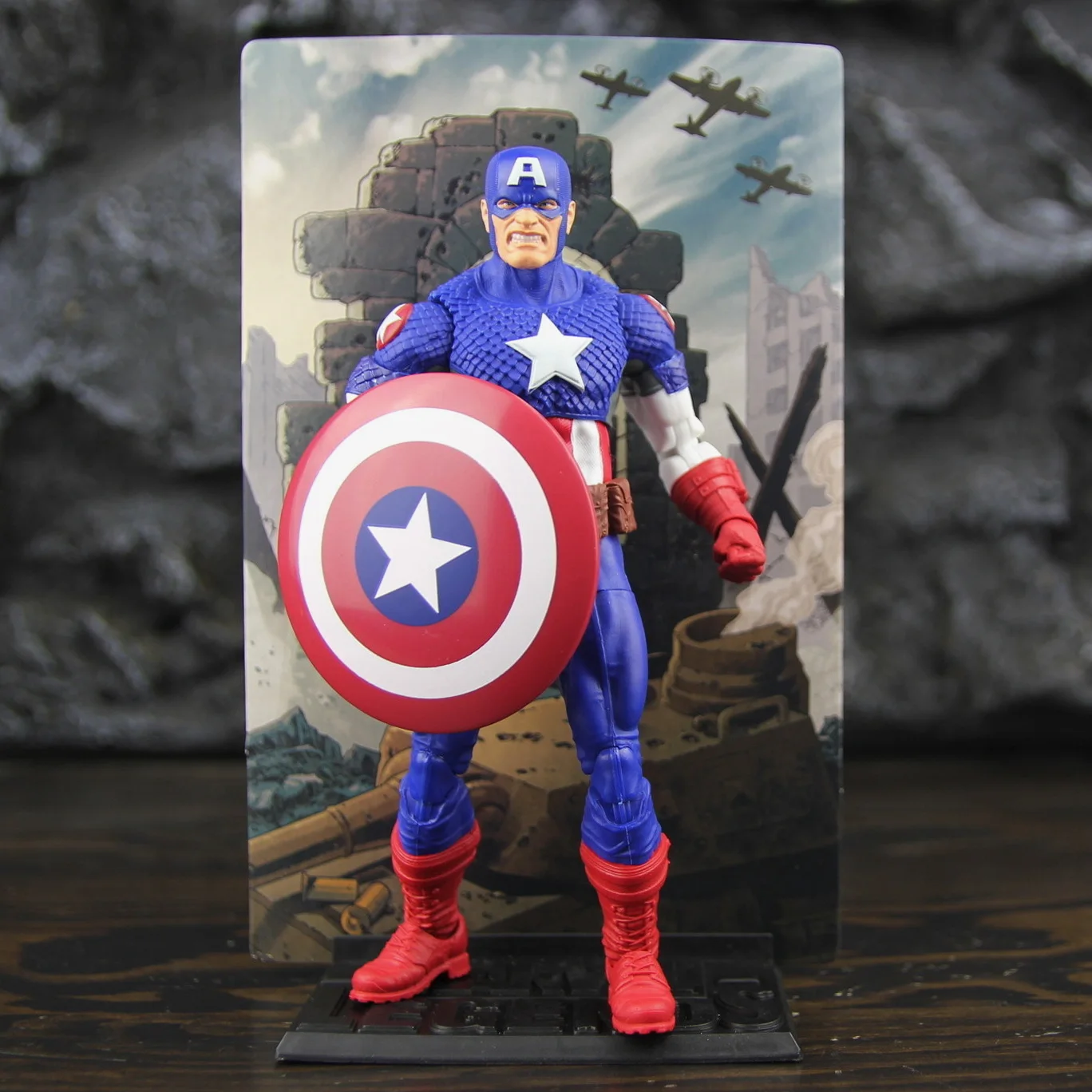 Marvel Legends Ultimate Captain America Puff Adder BAF Wave 6" Action ...