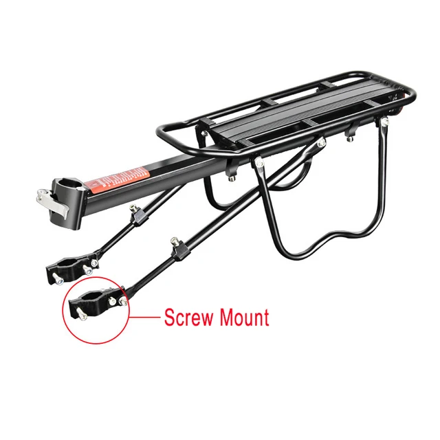Bike Cargo Rack Rear Seat Racks Cycling Panniers Bags Rack Holder 26-29 ...