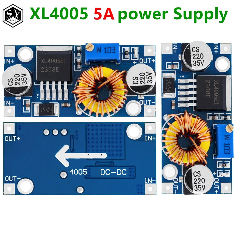 1 Buah Xl4005 Dsn5000 Beyond Lm2596 Dc Dc Modul Catu Daya 5a Step Down