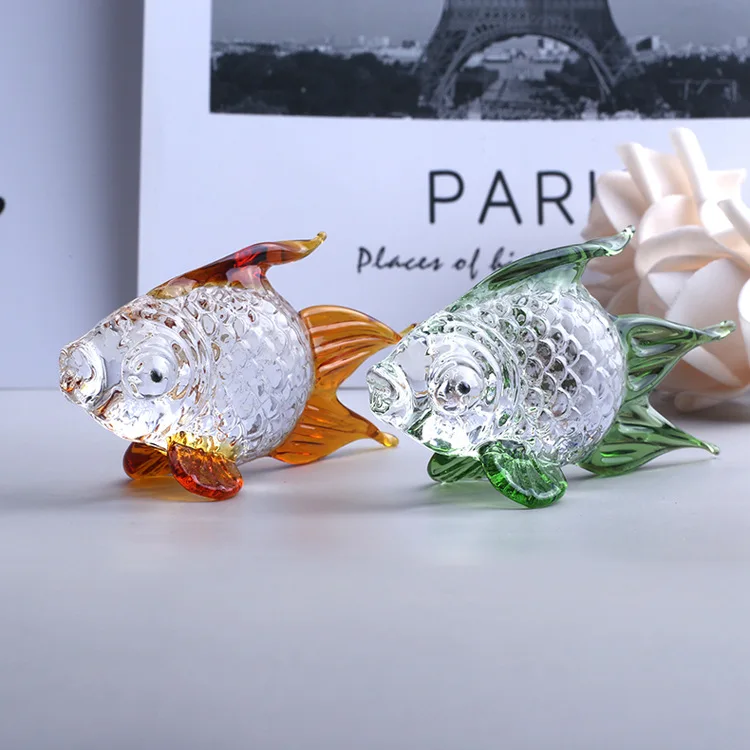 Creative-Crystal-Glass-Good-Luck-Goldfish-Cross-border-Exclusive-Gift ...
