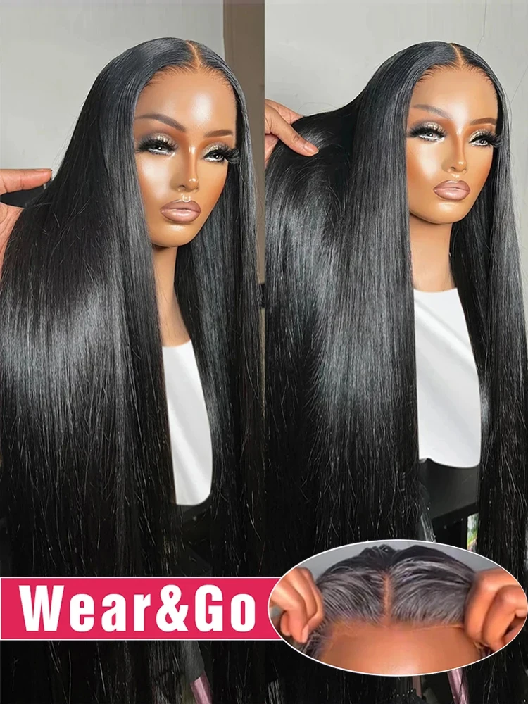 Perruque-Lace-Front-Wig-sans-colle-naturelle-cheveux-humains-pre ...