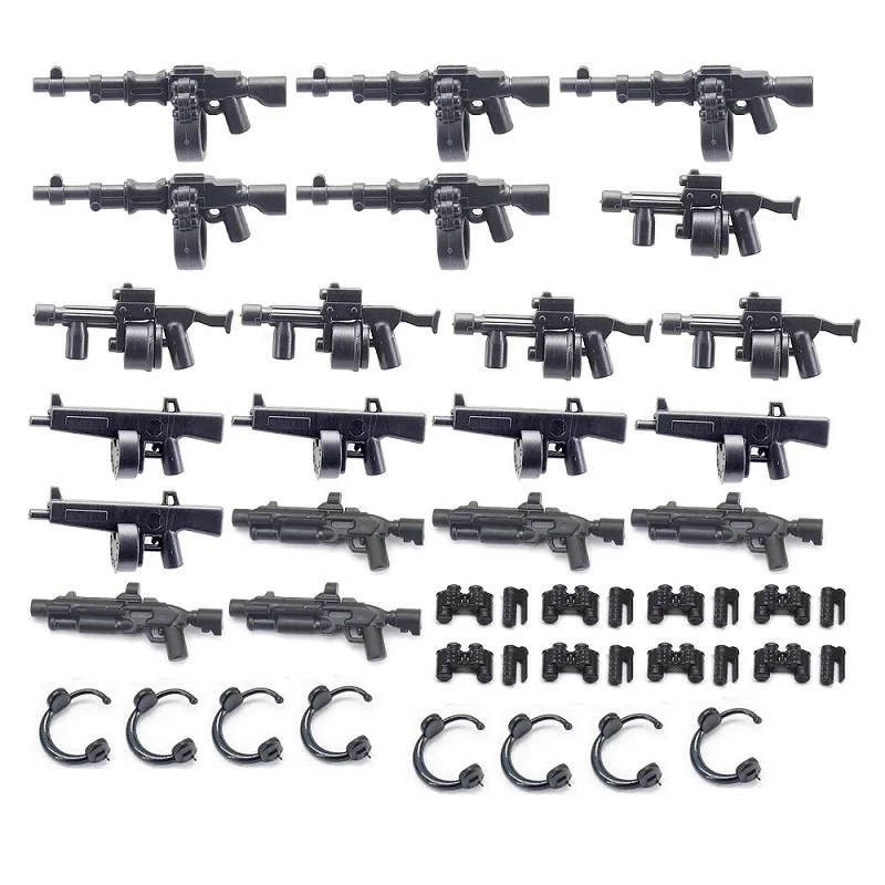 Weapon Pack Military Army Toys for Soldier Mini Action Figures Swat ...
