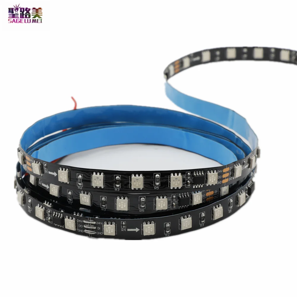 DC-24V-WS2811-Individually-Addressable-30-60leds-Pixel-Strip-Light ...