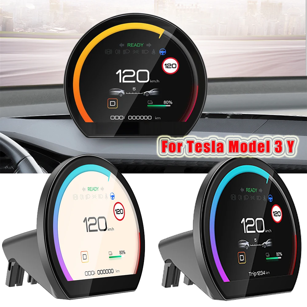 New-Multifunctional-In-vehicle-LCD-Monitor-Mileage-Speed-Door-Open ...