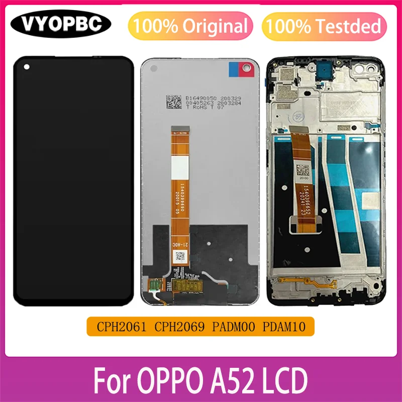 Mobile Phone Original LCD Display Touch Screen With Frame 6.5" For OPPO ...