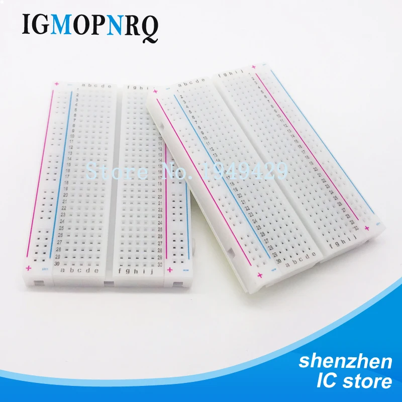 10pcs 400 Points Solderless Bread Board Breadboard PCB Test Board ...