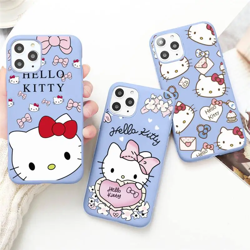 Funda de teléfono Super linda de Hello Kitty para iPhone 14 Plus 13 12 ...