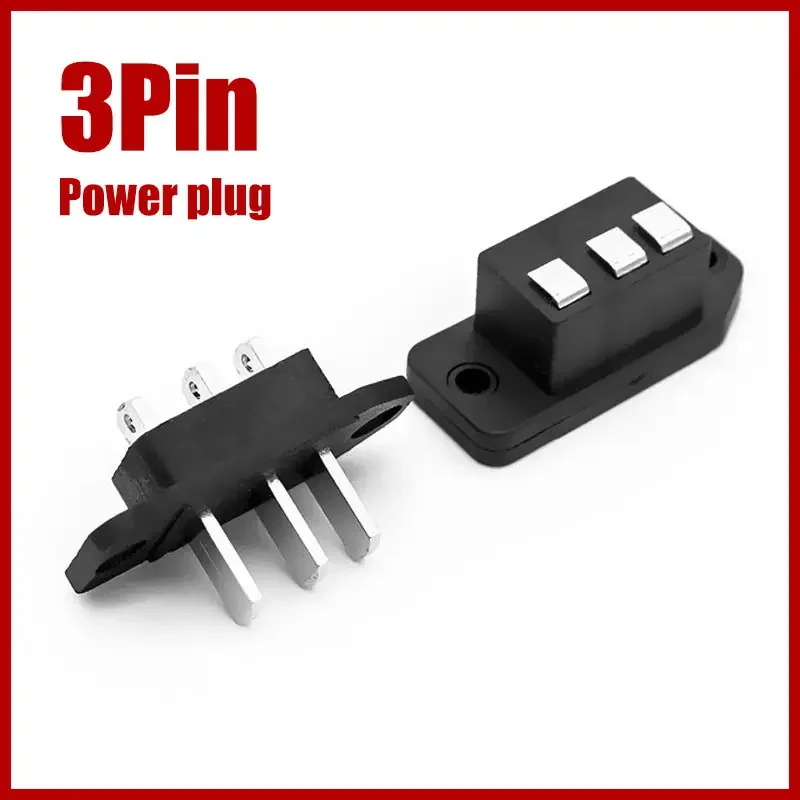 3Pin Scooter Battery Connector Vertical 3 pin Power Plug With Large ...