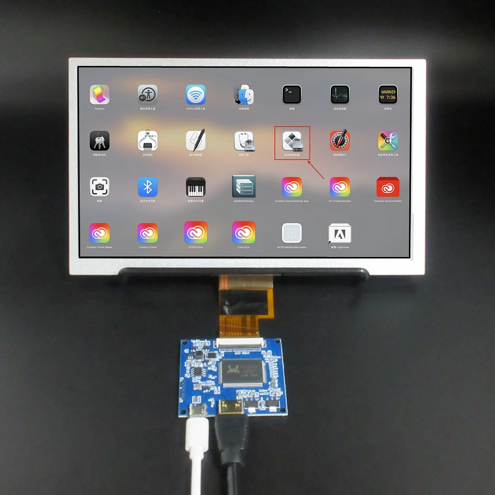 Placa de Control de controlador de pantalla LCD de 8 pulgadas, 1024x600, Mini HDMI, Compatible ...
