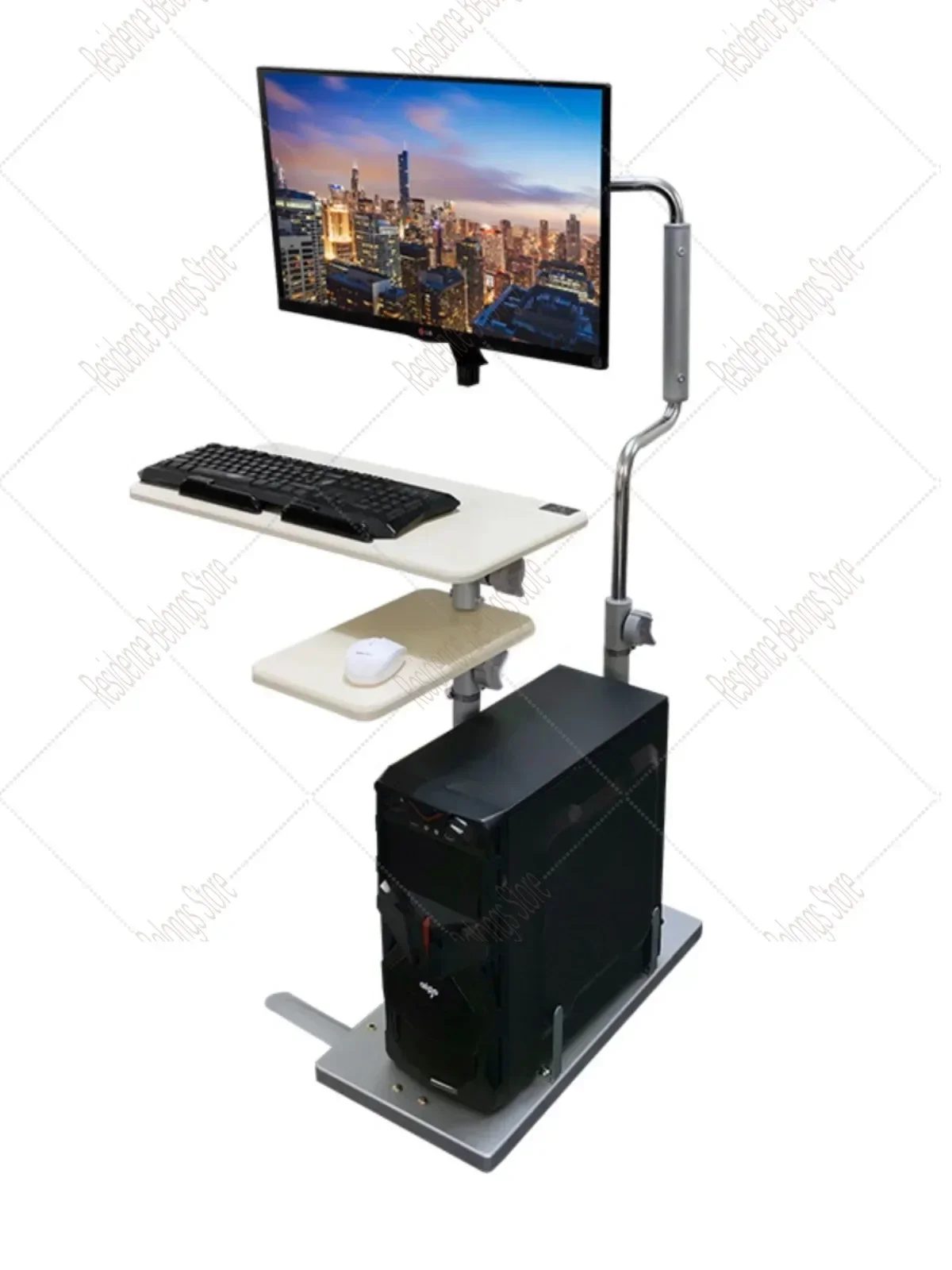 Bedside-Desktop-Computer-Desk-Household-Folding-Lifting-Table-Mobile ...