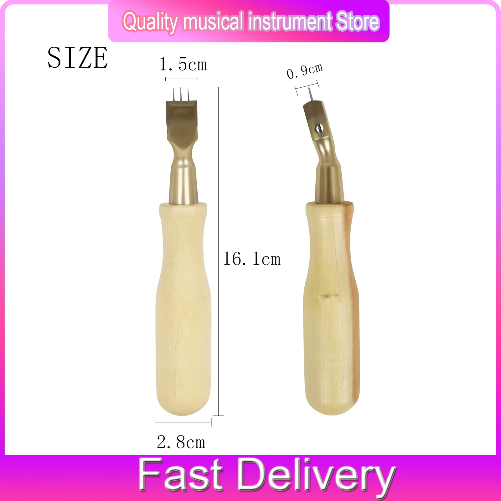 IRIN Piano Picker Hammer String Tuning Pin with Hardwood Handle Piano ...