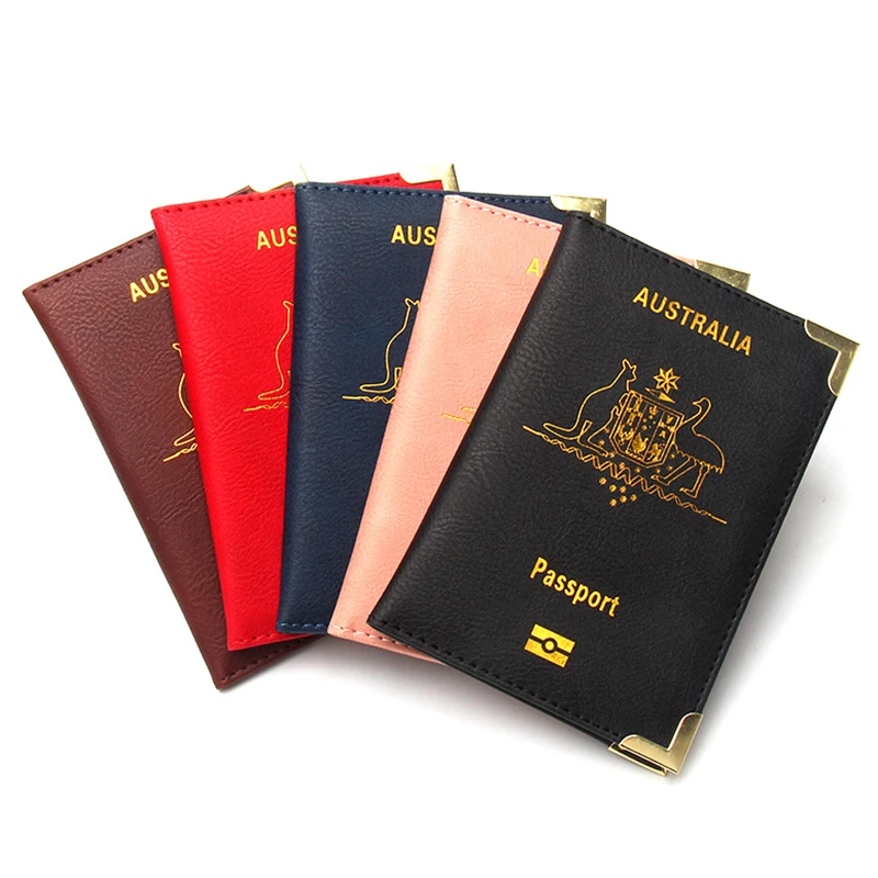 Australia Travel Passport Cover Women Pink Australian Passport Holder ...