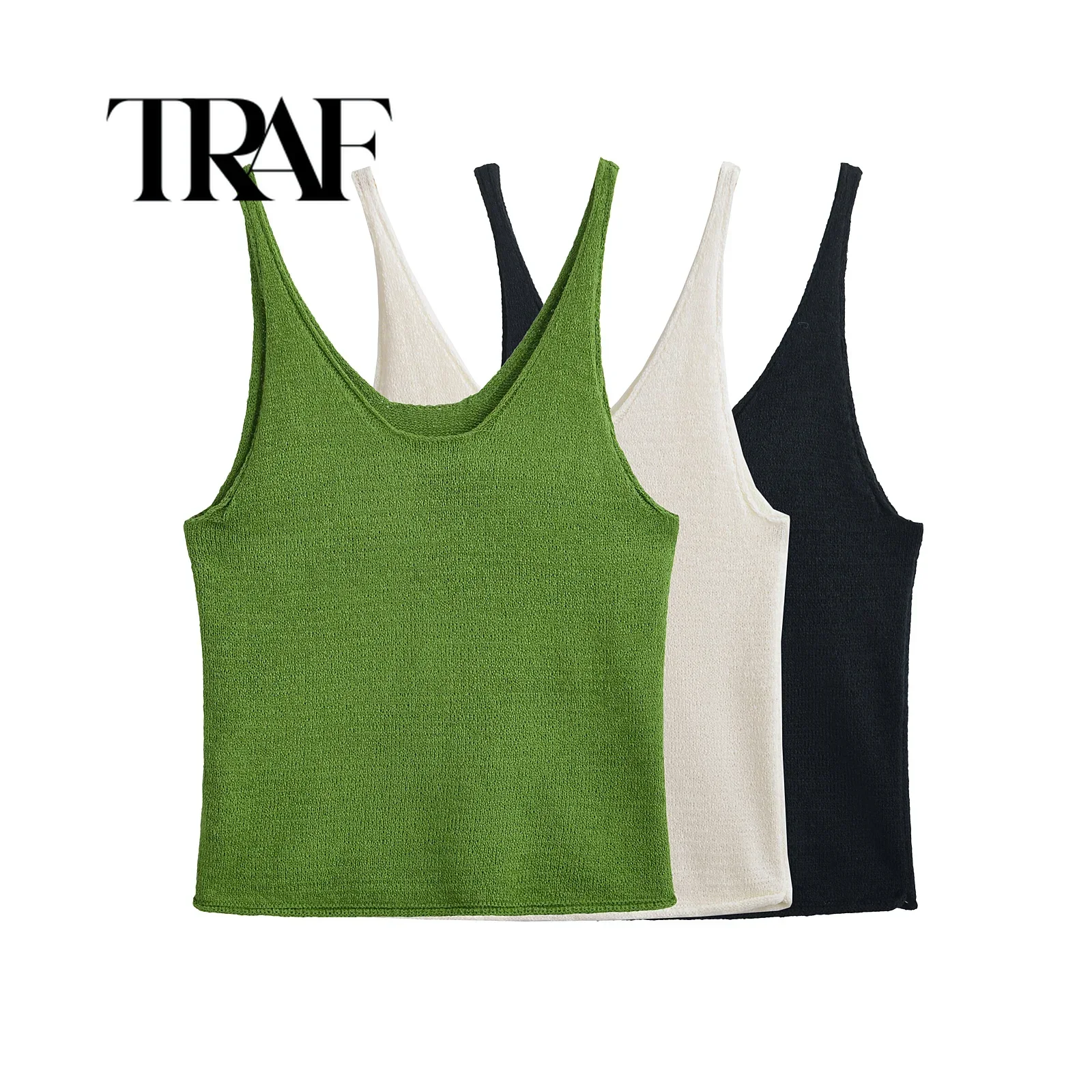 Traf-malha-suspender-regata-para-mulher-2024-ver-o-el-stico-cor-s-lida ...