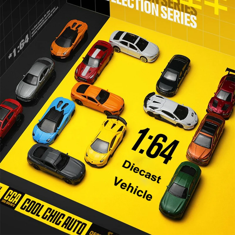 CCA Toy Model Car 1/64 Famous Car Simulation Diecast Vehicle World ...