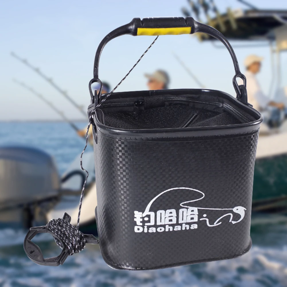 Thickened-Collapsible-Fishing-Bucket-Gear-Tools-Folding-Fishing-Bucket ...