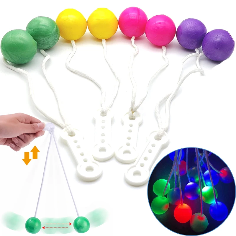 Click-Clackers-Swing-Up-Balls-Antistress-Ball-Toys-Touch-Lights-Ball ...