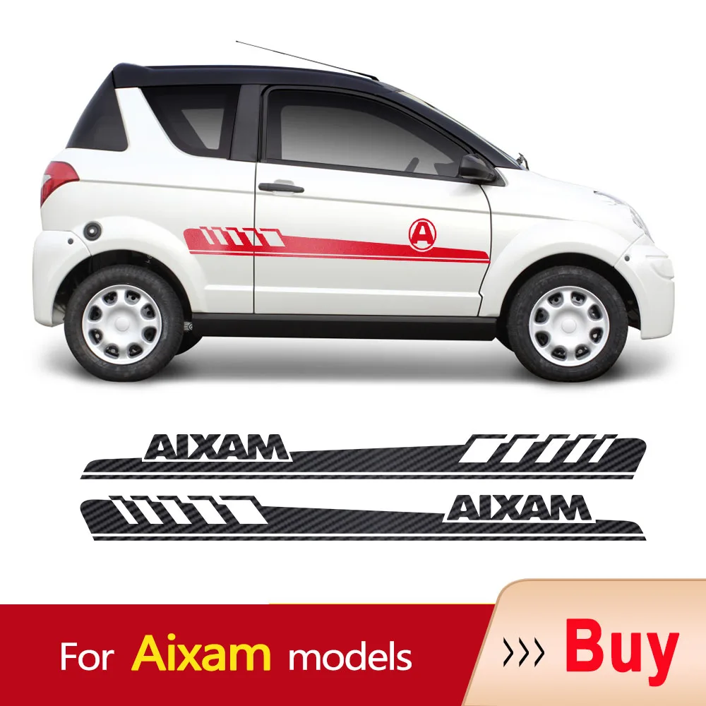 Side-Skirt-Sticker-Racing-Sport-Decals-Stripe-Wraps-Body-Stickers-For ...