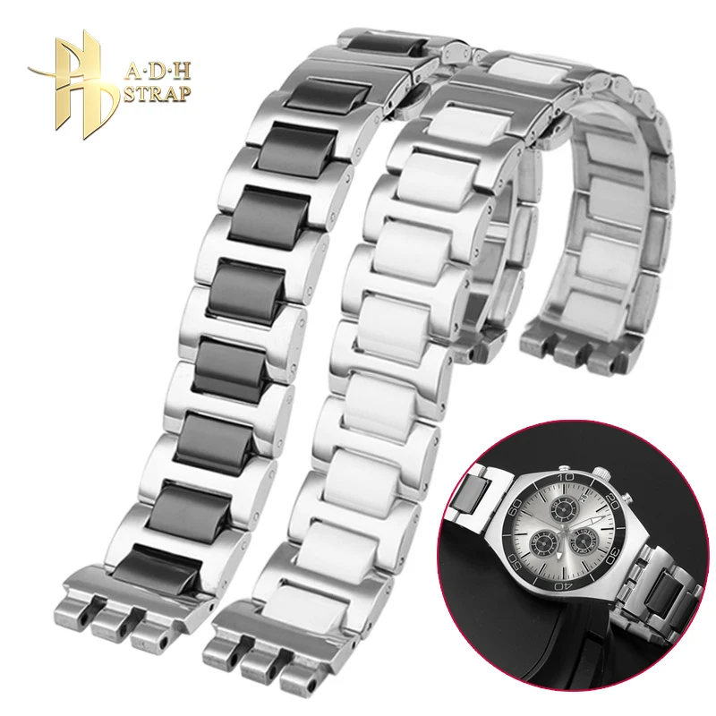 High-Quality-Watch-Chain-For-Swatch-Irony-Classic-Collection-YVS441G ...