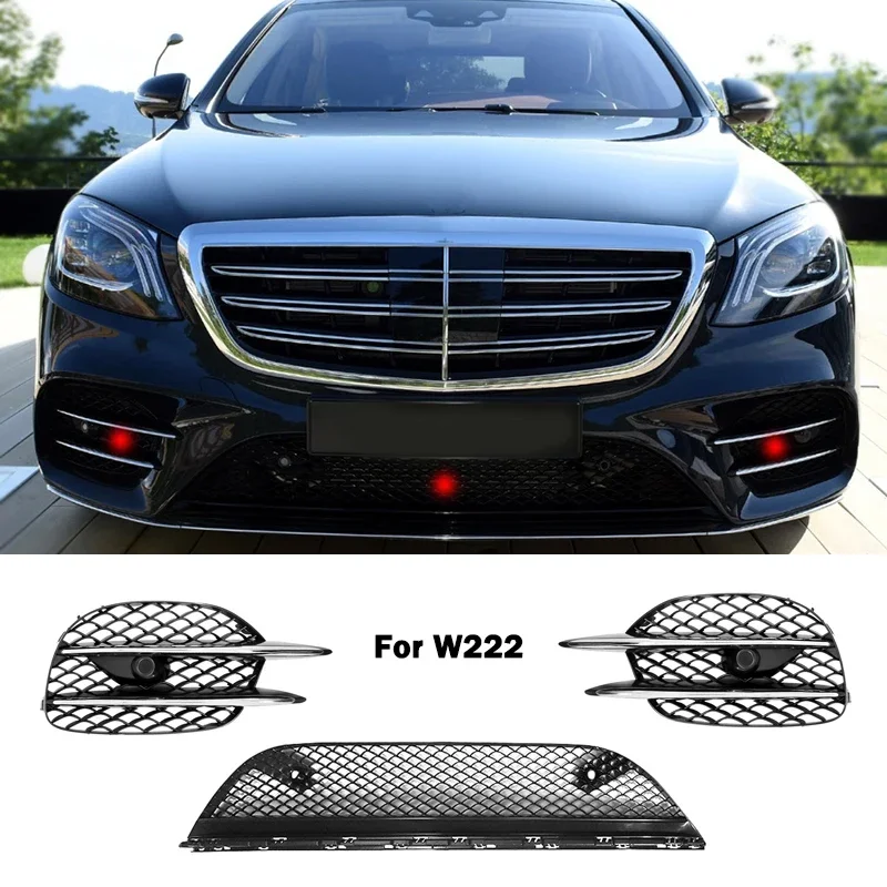 A2228857100-Front-Lower-Grill-Grille-Bumper-Radiator-Air-Intake-Grid ...