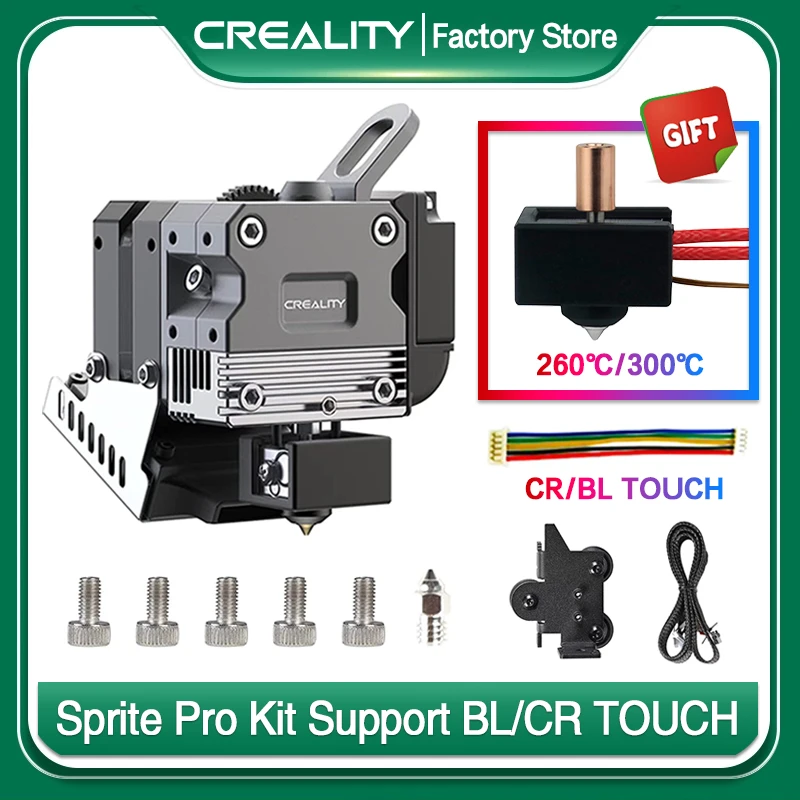 Creality Official Sprite Extruder Pro Upgrade Kit All Metal 300℃ High Temp. For Ender 3/ender-3 ...
