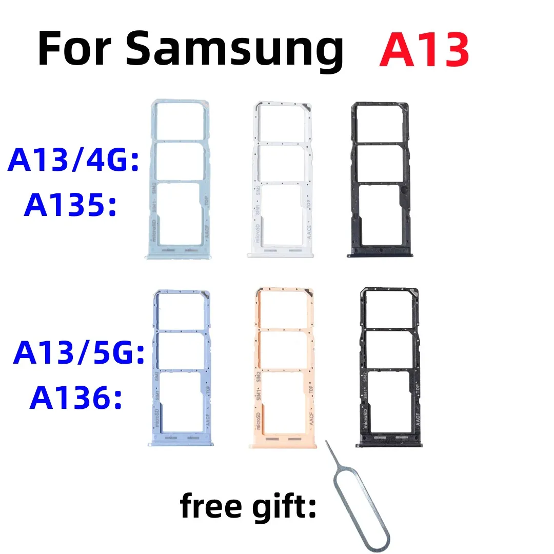 SIM Card SD Card Tray chip slot drawer card Holder For Samsung Galaxy ...