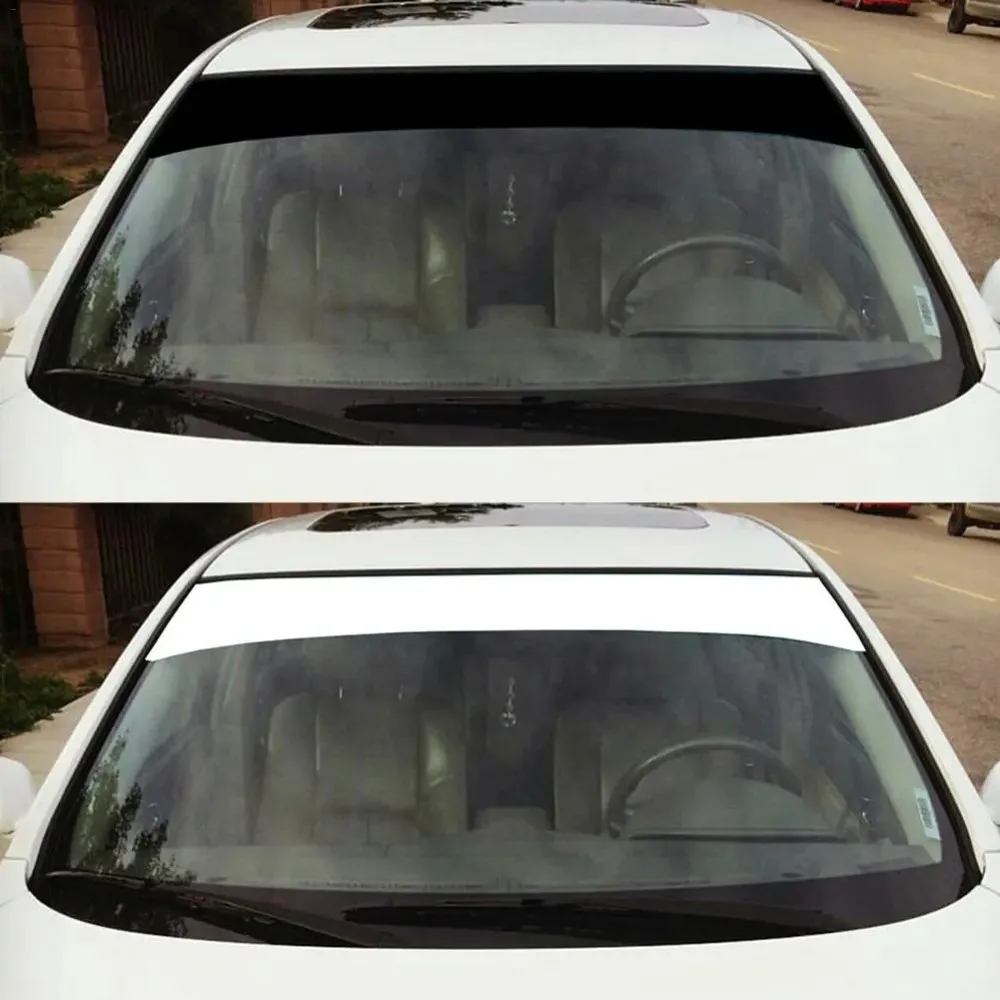 135x21CM-Car-Front-Windshield-Vinyl-Waterproof-Banner-Stripe-Decals ...