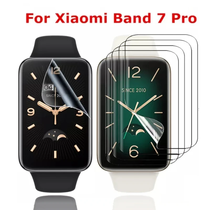 Película de hidrogel para Xiaomi Mi Band 7 Pro, Protector de pantalla de cobertura completa HD ...
