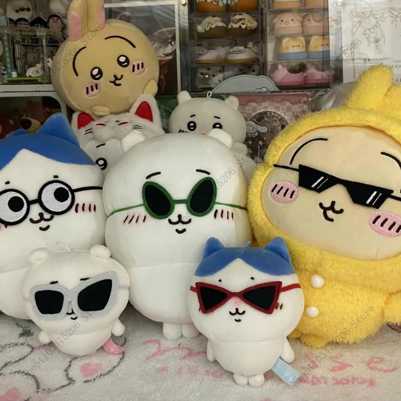 Funny-MINISO-Glasses-10cm-Animal-Cartoon-Cute-Fit-10cm-Plush-Doll-Photo ...