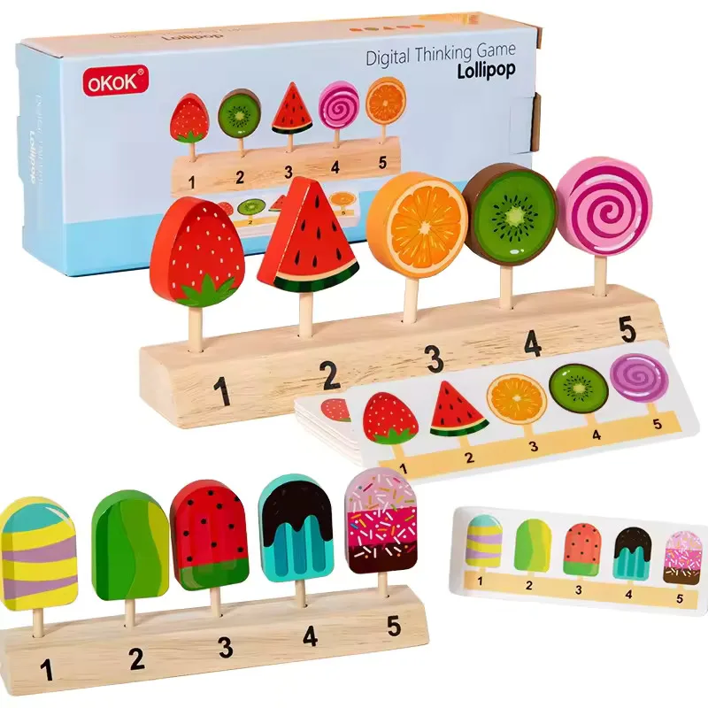 Montessori Color Sorting Recognition Toys for Kids Pretend Food Play ...