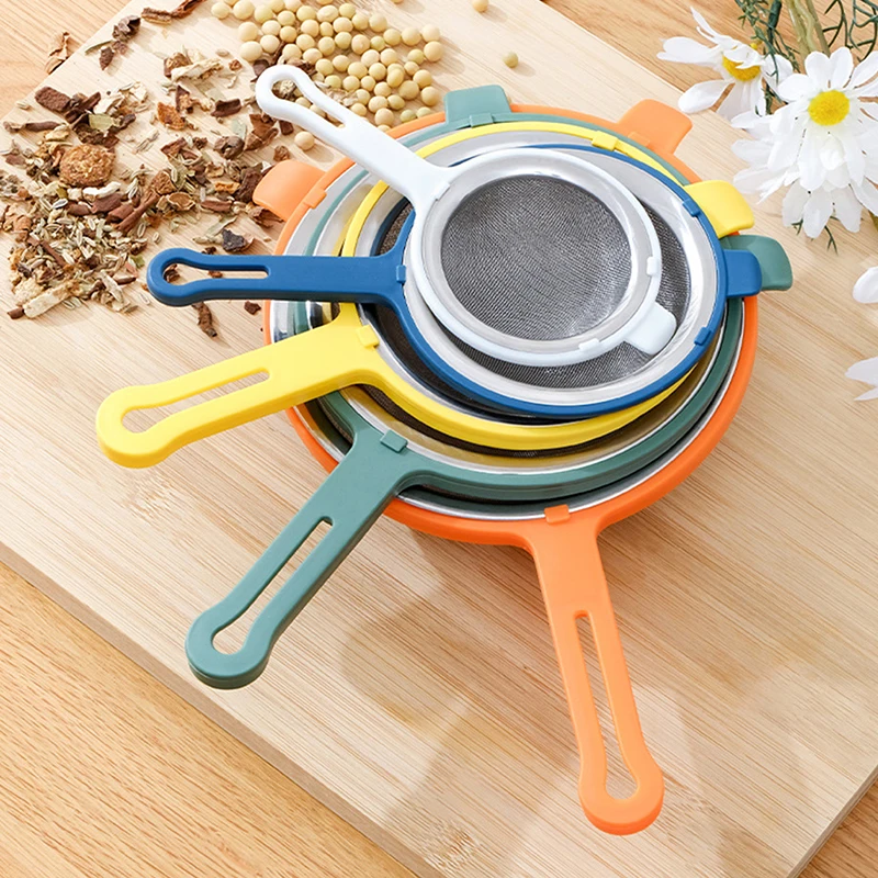 1x-Wire-Sieve-Fine-Mesh-Oil-Strainer-Flour-Sifter-Sieve-Colander ...