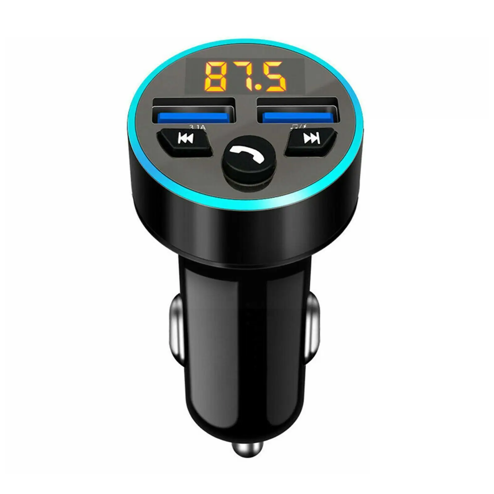 1pcs-BT-Fm-Modulator-2Ports-QC3-0-Fast-Charging-Car-Car-Car-MP3-Player ...