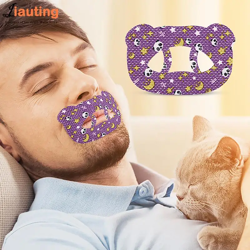 30Pcs-Cartoon-Anti-Snoring-Stickers-Children-Adult-Night-Sleep-Lip-Nose ...