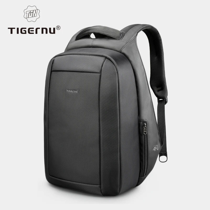 Tigernu Hidden Anti Theft Zipper 15.6 Inch Men School Laptop Backpacks ...