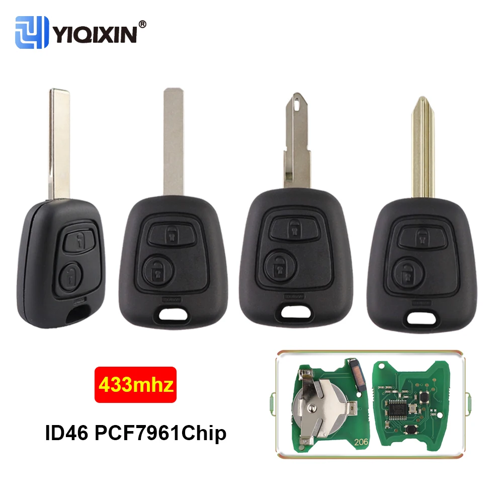 For-Citroen-C1-C2-C3-Saxo-Xsara-Picasso-Berlingo-433MHz-Remote-Car-Key ...